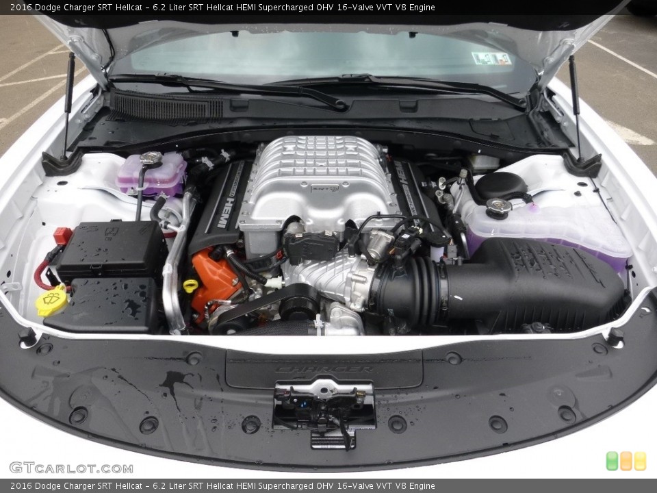6 2 Liter Srt Hellcat Hemi Supercharged Ohv 16 Valve Vvt V8 2016 Dodge