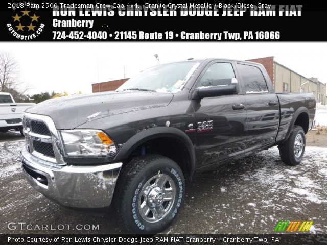 Granite Crystal Metallic - 2018 Ram 2500 Tradesman Crew Cab 4x4 - Black/Diesel Gray Interior ...