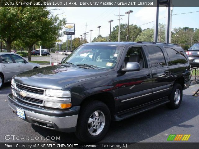 Dark Gray Metallic 2003 Chevrolet Suburban 1500 Lt 4x4 Gray Dark