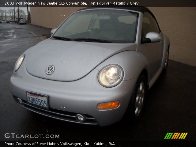 Reflex Silver Metallic - 2003 Volkswagen New Beetle GLS Convertible - Grey Interior | GTCarLot ...