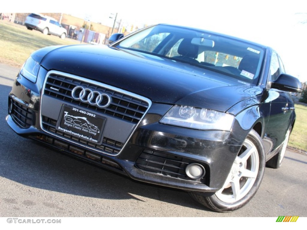 2009 Brilliant Black Audi A4 2.0T Premium quattro Sedan #100841666 Photo #24 | GTCarLot.com ...