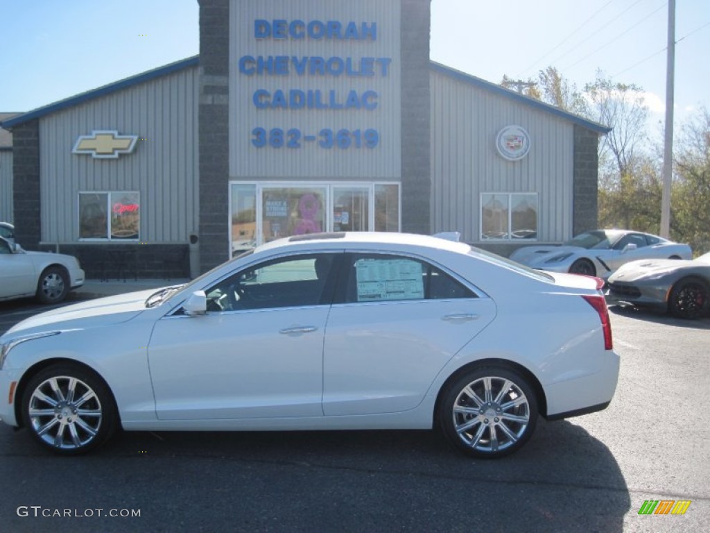 2016 Crystal White Tricoat Cadillac ATS 2.0T Premium AWD Coupe #107952514 Photo #18 | GTCarLot ...