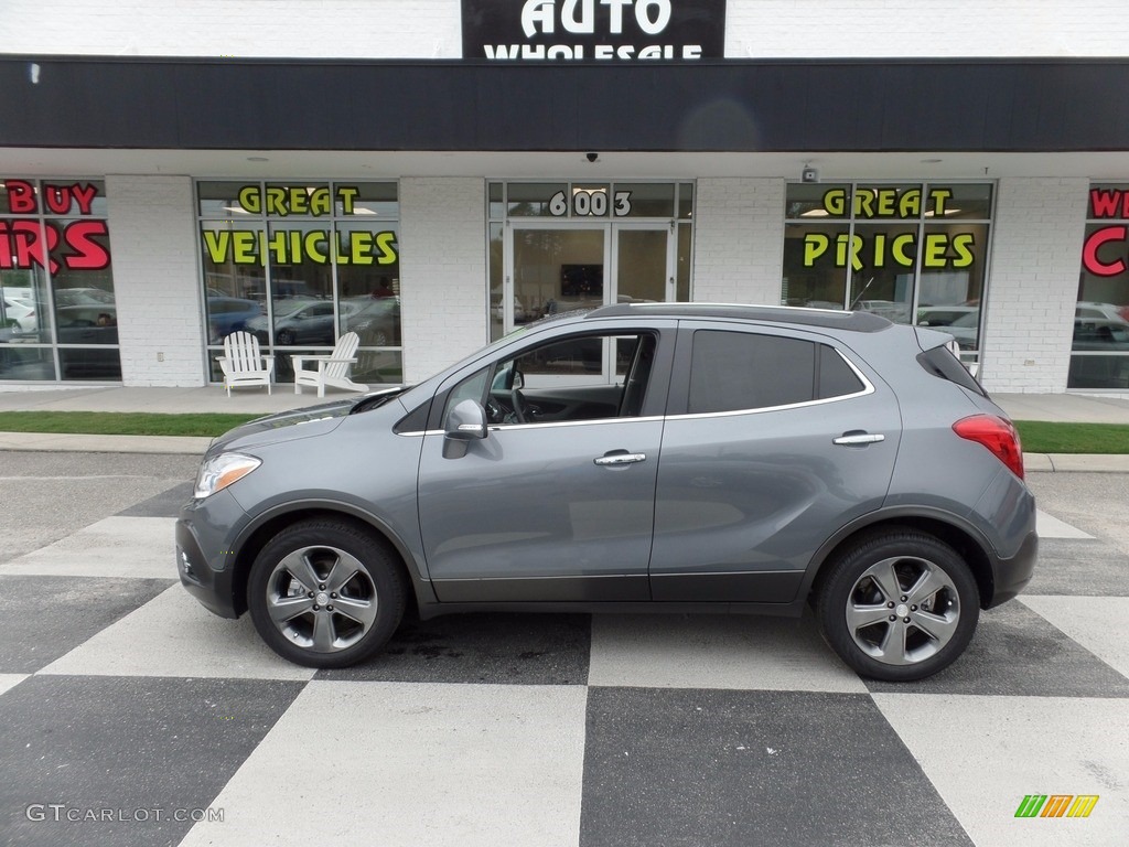 2014 Satin Steel Gray Metallic Buick Encore Leather #115838500 Photo ...