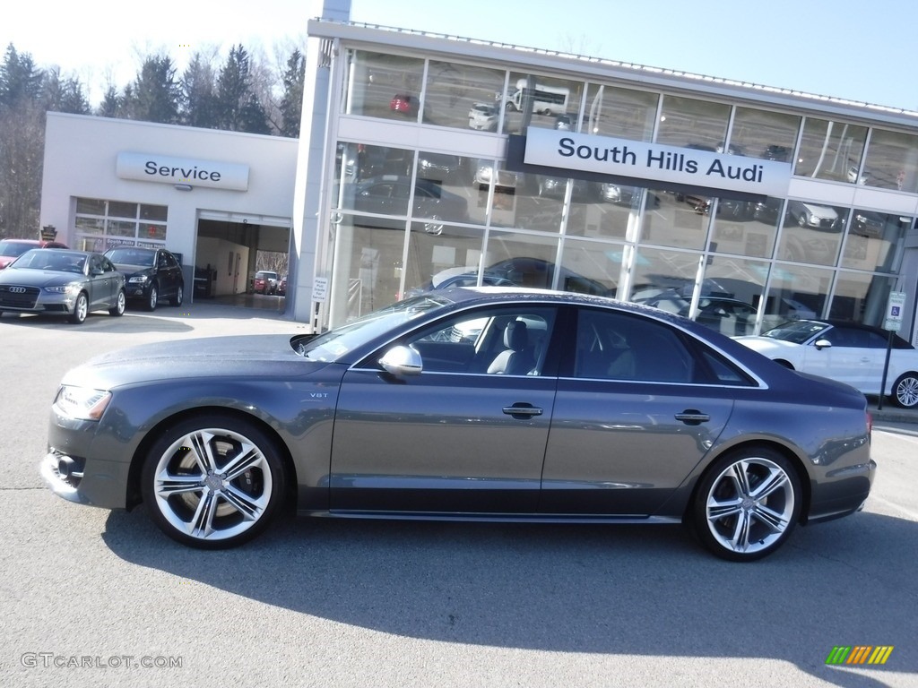 2016 Daytona Gray Pearl Audi S8 quattro #118516677 Photo #2 | GTCarLot.com - Car Color Galleries