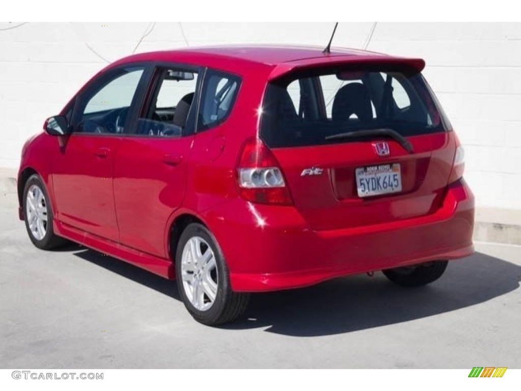 2007 Milano Red Honda Fit Sport #126276985 Photo #2 | GTCarLot.com - Car Color Galleries