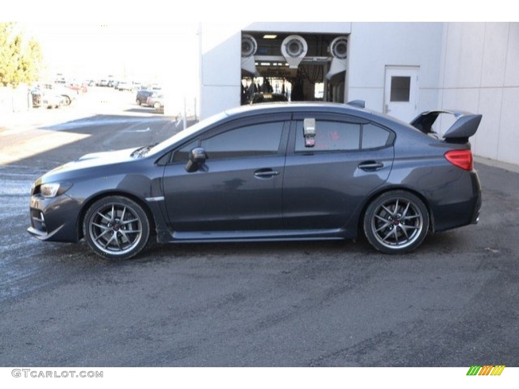 2015 Dark Gray Metallic Subaru WRX STI Limited #130430976 Photo #3 | GTCarLot.com - Car Color ...