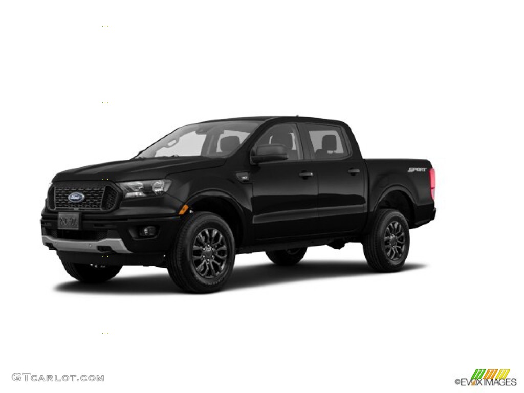2019 Shadow Black Ford Ranger Xlt Supercrew 4x4 134948936 Photo 23