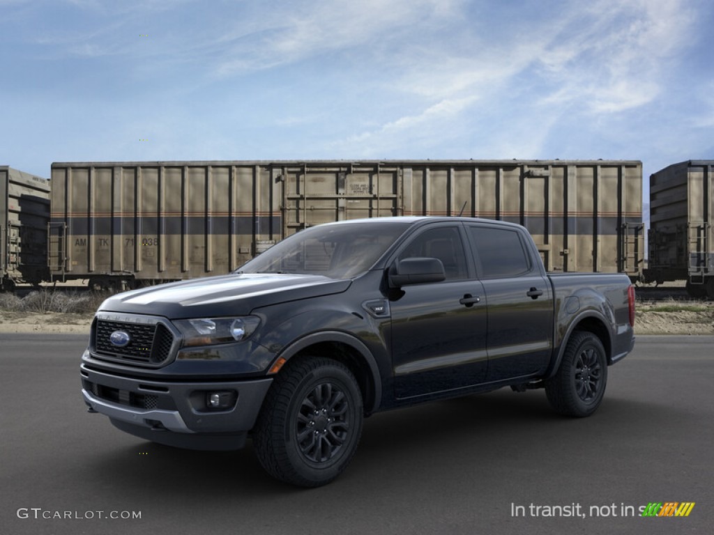 2019 Shadow Black Ford Ranger Xlt Supercrew 4x4 135830504 Photo 50