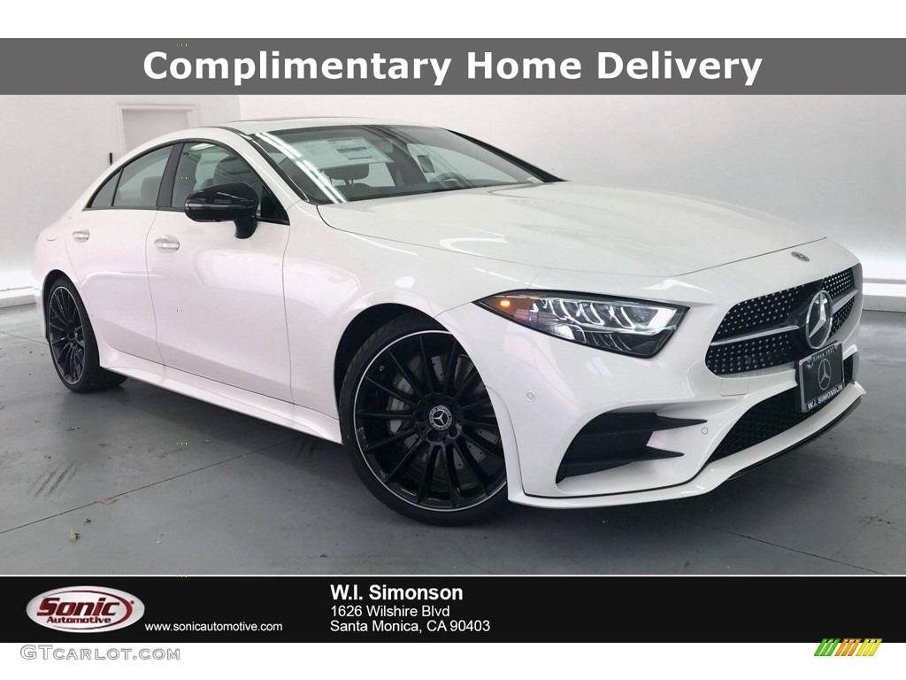 2020 Designo Diamond White Metallic Mercedes Benz CLS 450 Coupe