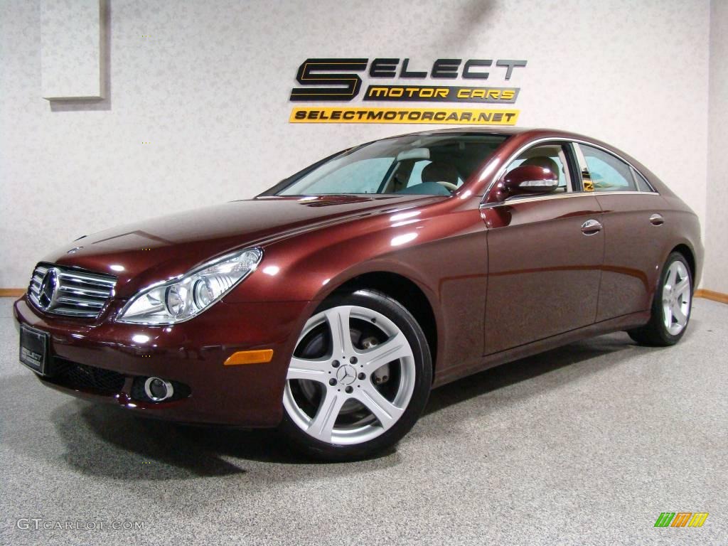 2006 Bordeaux Red Metallic Mercedes Benz CLS 500 13884367 Photo 14