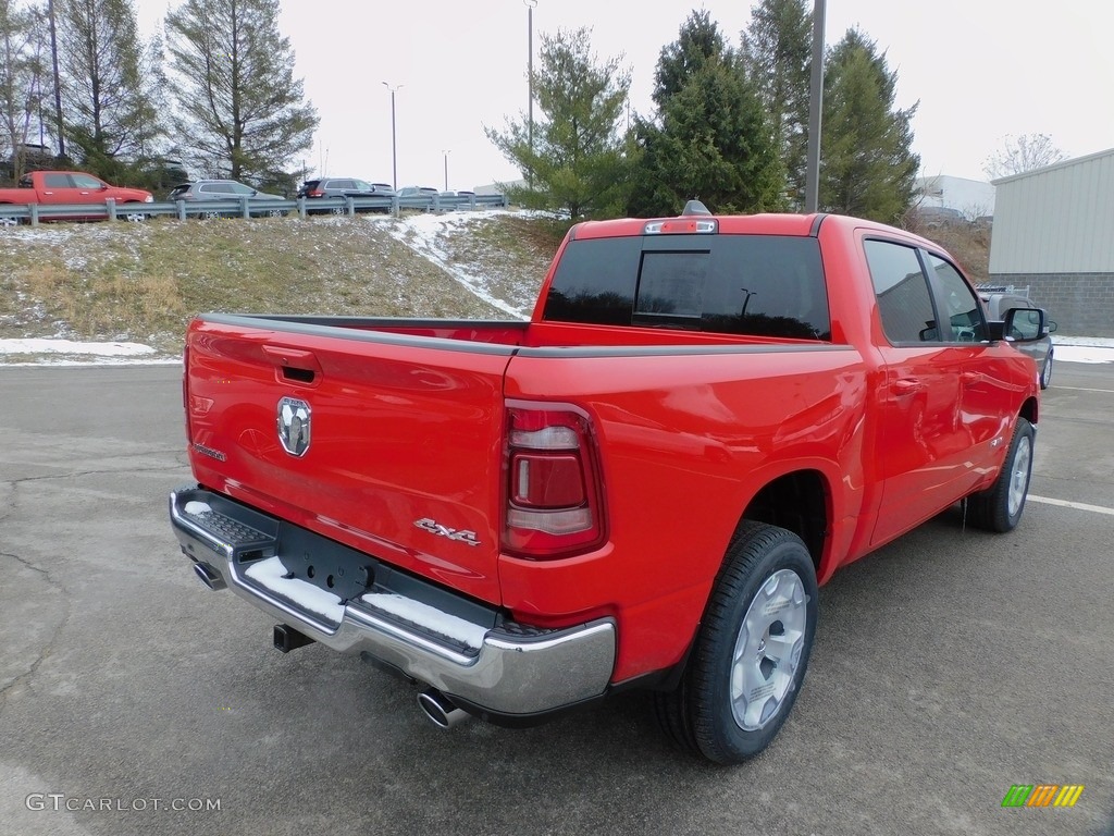 2021 Flame Red Ram 1500 Big Horn Crew Cab 4x4 140907954 Photo 5