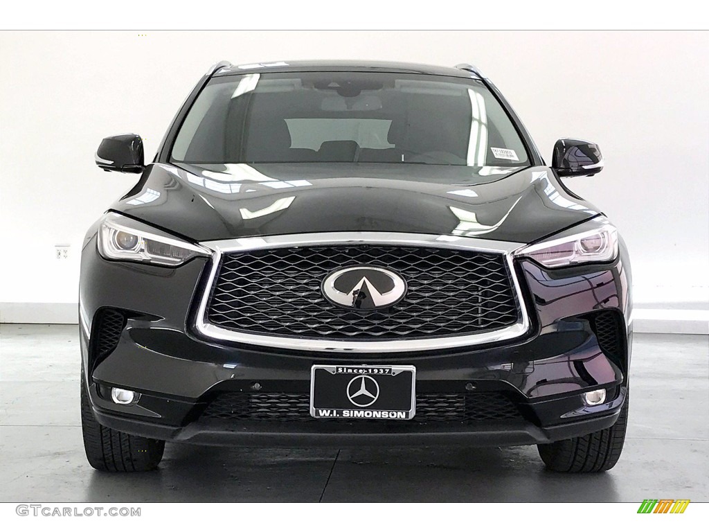 2019 Black Obsidian Infiniti Qx50 Essential Awd 141610708 Photo 2