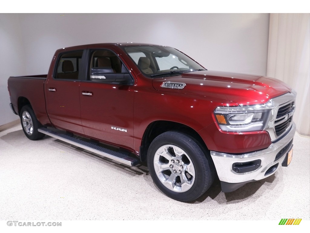 2019 Delmonico Red Pearl Ram 1500 Big Horn Crew Cab 4x4 #142211053 | GTCarLot.com - Car Color ...