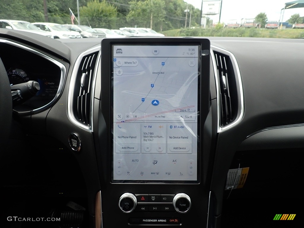 2021 Agate Black Metallic Ford Edge Titanium AWD #142512799 Photo #18 | GTCarLot.com - Car Color ...