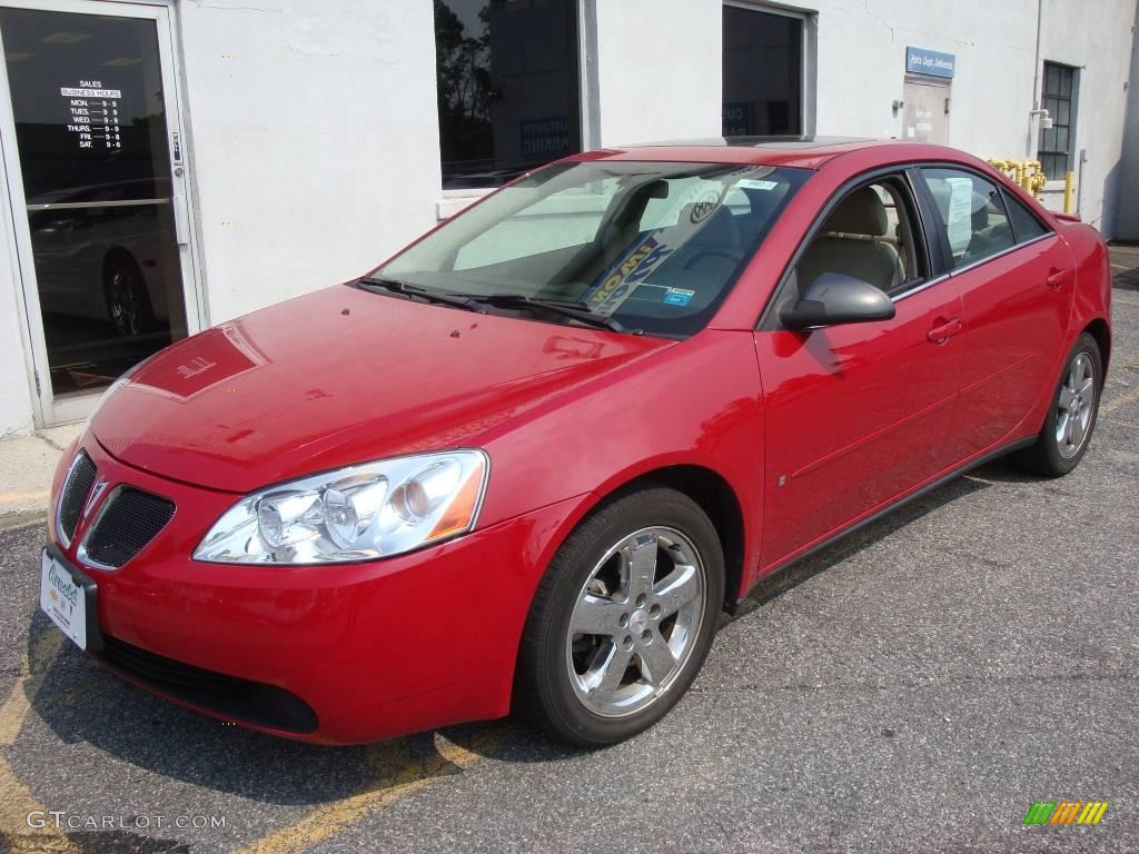 2006 Crimson Red Pontiac G6 GT Sedan #14209104 | GTCarLot.com - Car Color Galleries