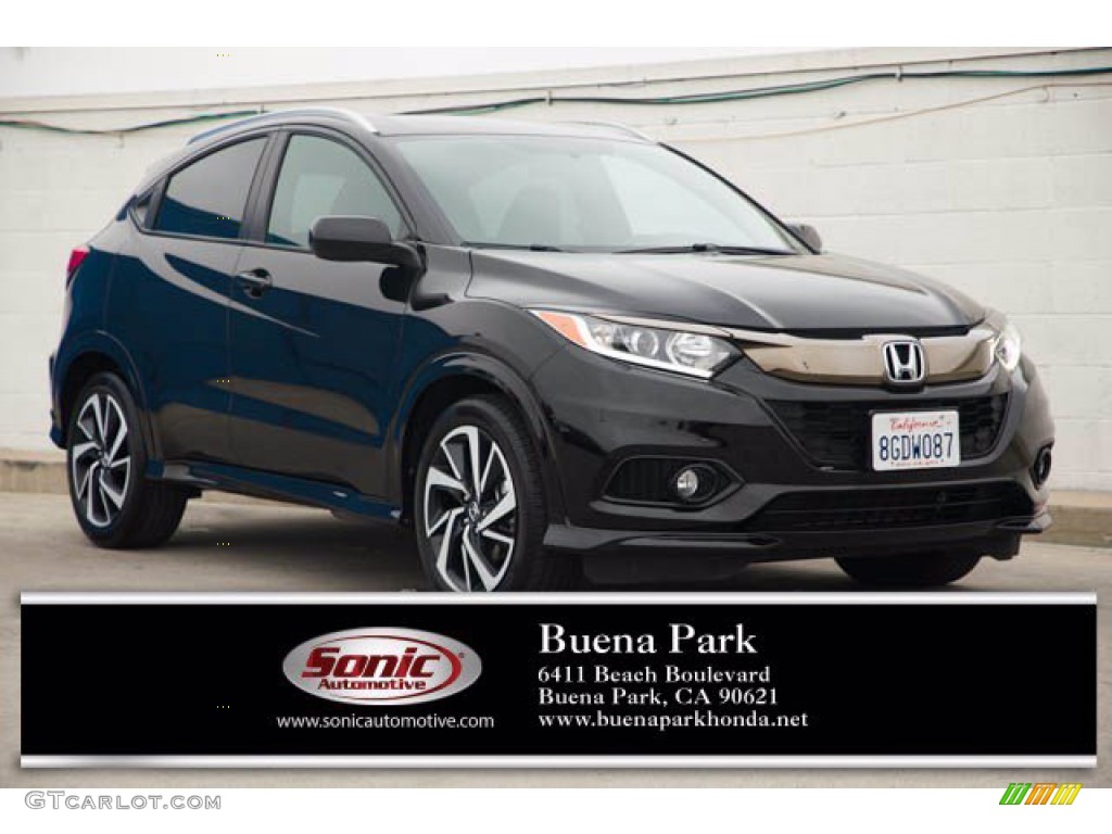 2019 Crystal Black Pearl Honda HR-V Sport #142845748 Photo #11 | GTCarLot.com - Car Color Galleries