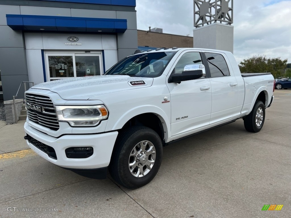 2019 Bright White Ram 2500 Laramie Mega Cab 4x4 #142999098 Photo #1 | GTCarLot.com - Car Color ...