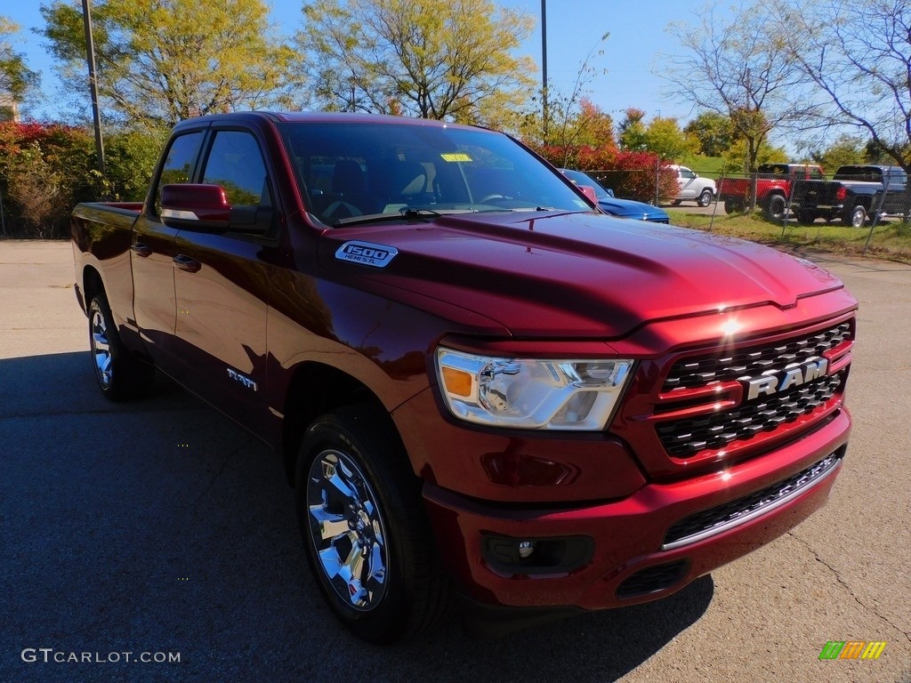 2022 Delmonico Red Pearl Ram 1500 Big Horn Quad Cab 4x4 #143079018 Photo #3 | GTCarLot.com - Car ...