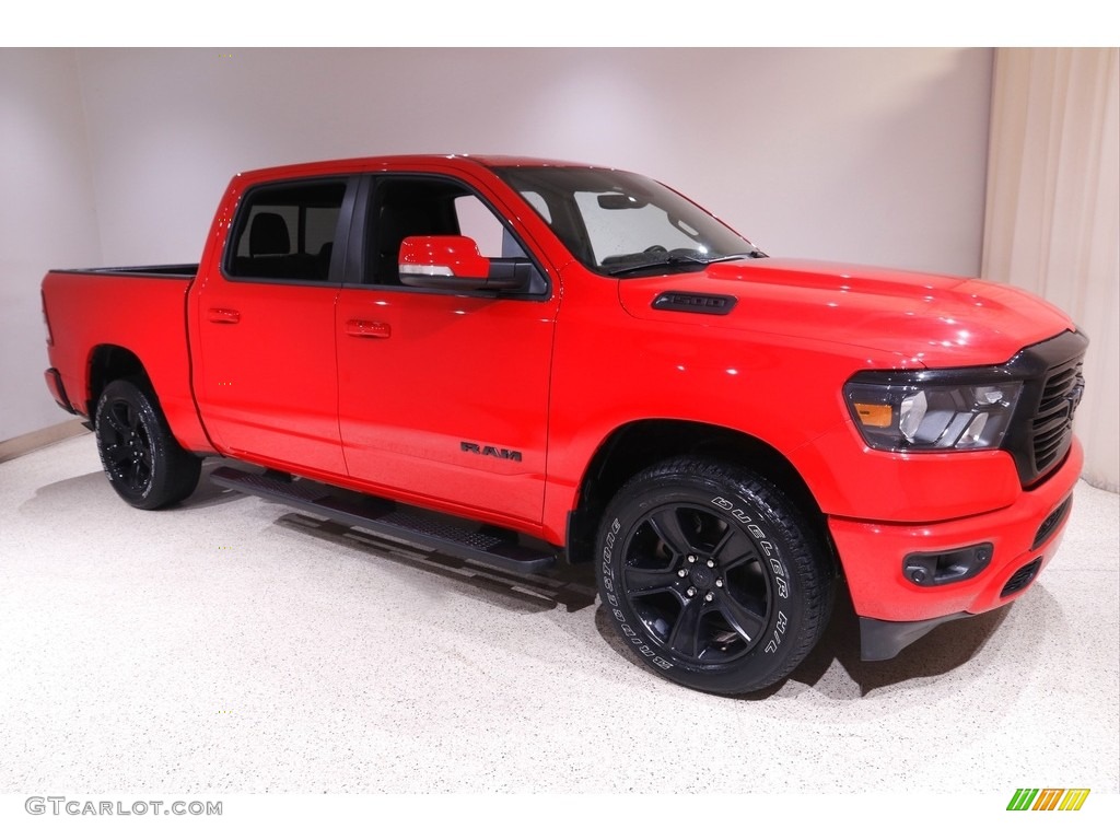2020 Flame Red Ram 1500 Big Horn Night Edition Crew Cab 4x4 143201431