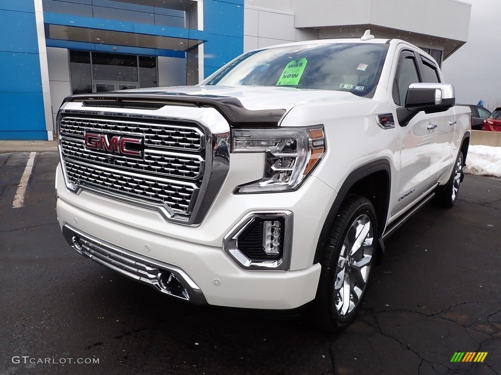 2020 White Frost Tricoat GMC Sierra 1500 Denali Crew Cab 4WD #143709688 Photo #2 | GTCarLot.com ...