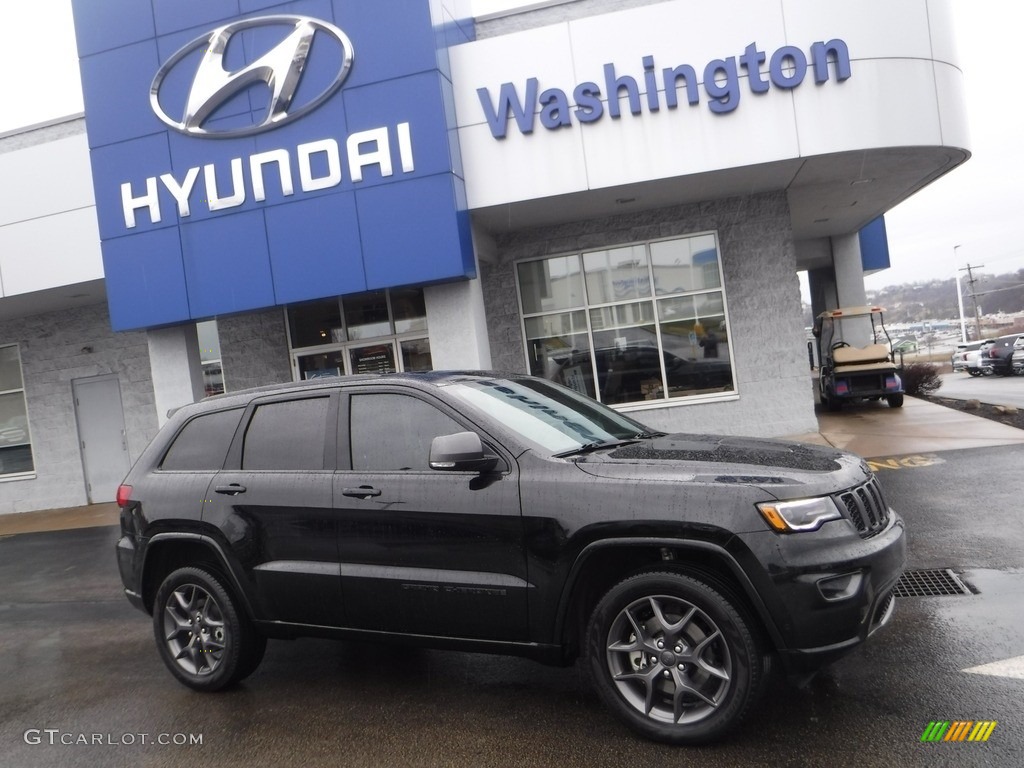 2021 Diamond Black Crystal Pearl Jeep Grand Cherokee Limited 4x4 #143752546 Photo #2 | GTCarLot ...