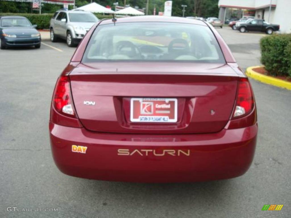 2006 Berry Red Saturn ION 2 Sedan #14356428 Photo #3 | GTCarLot.com - Car Color Galleries