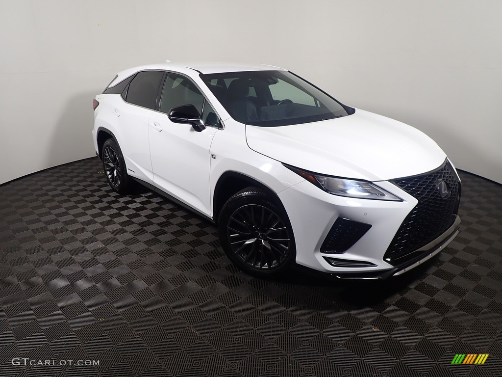2020 Ultra White Lexus RX 450h F Sport AWD #144183989 Photo #4 | GTCarLot.com - Car Color Galleries