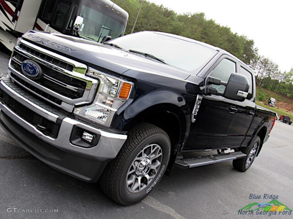 2022 Antimatter Blue Ford F350 Super Duty Lariat Crew Cab 4x4 #144182989 Photo #26 | GTCarLot ...
