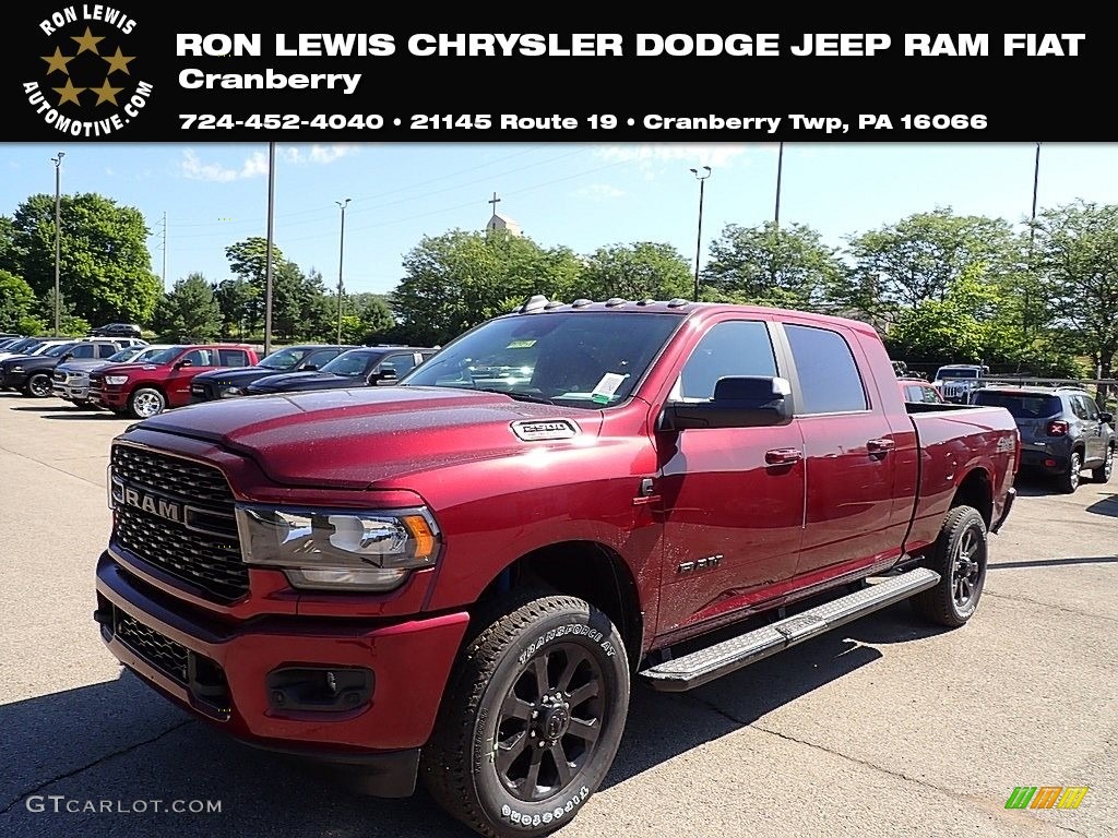 2022 Delmonico Red Pearl Ram 2500 Big Horn Mega Cab 4x4 #144430260 | GTCarLot.com - Car Color ...