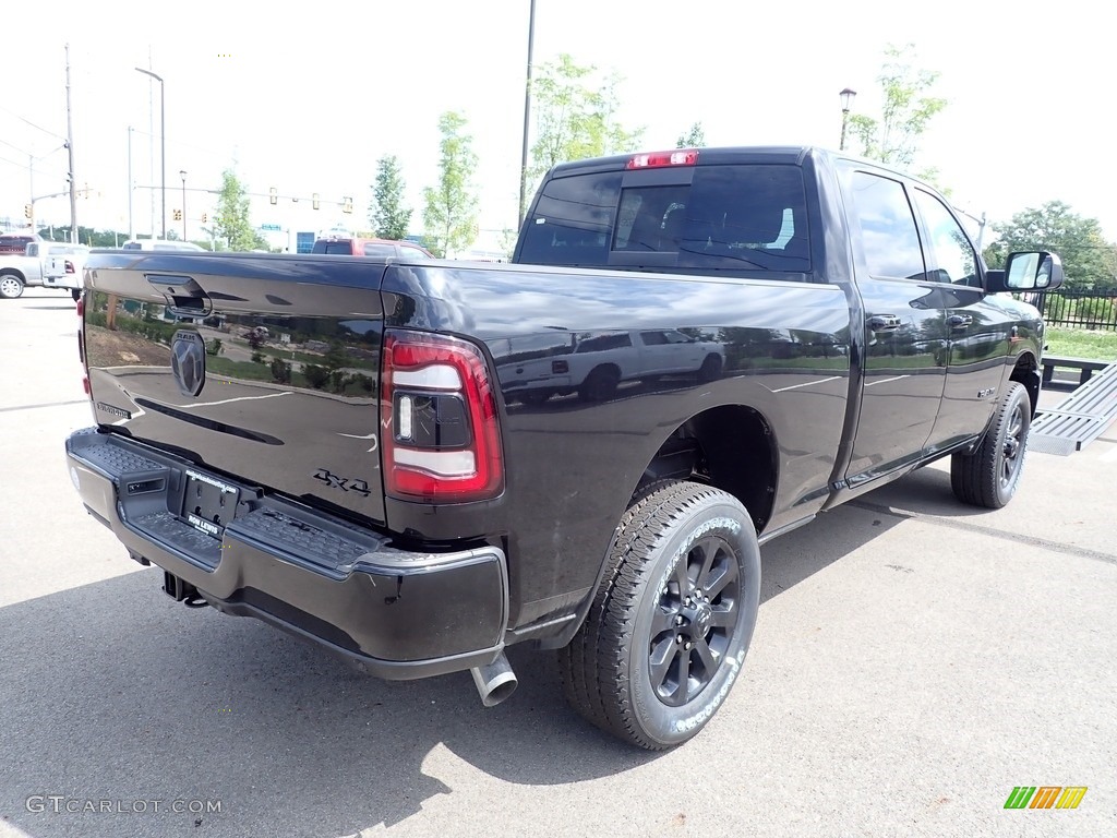 2022 Diamond Black Crystal Pearl Ram 2500 Big Horn Crew Cab Night Edition 4x4 #144662054 Photo ...