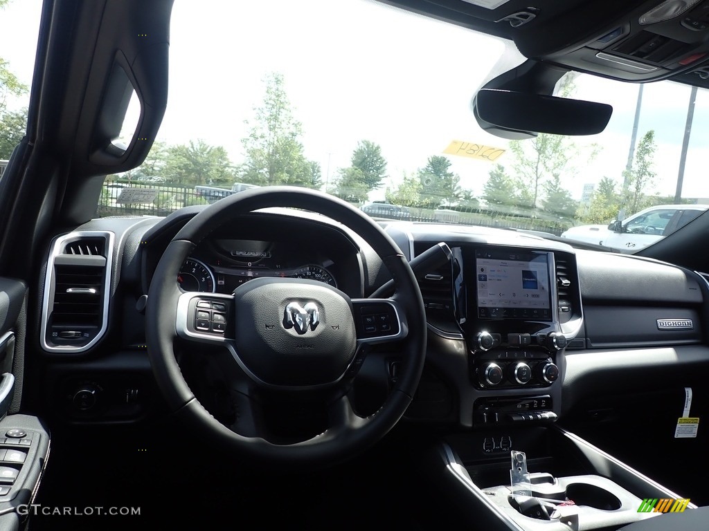 2022 Diamond Black Crystal Pearl Ram 2500 Big Horn Crew Cab Night Edition 4x4 #144662054 Photo ...