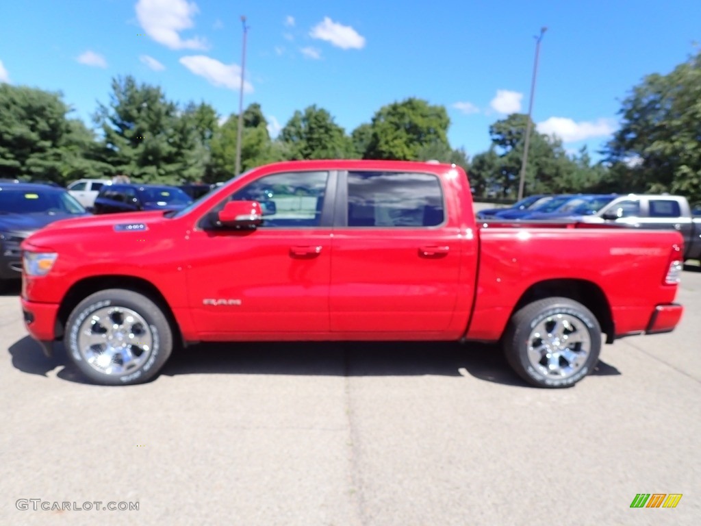 2022 Flame Red Ram 1500 Big Horn Crew Cab 4x4 144692768 Photo 2