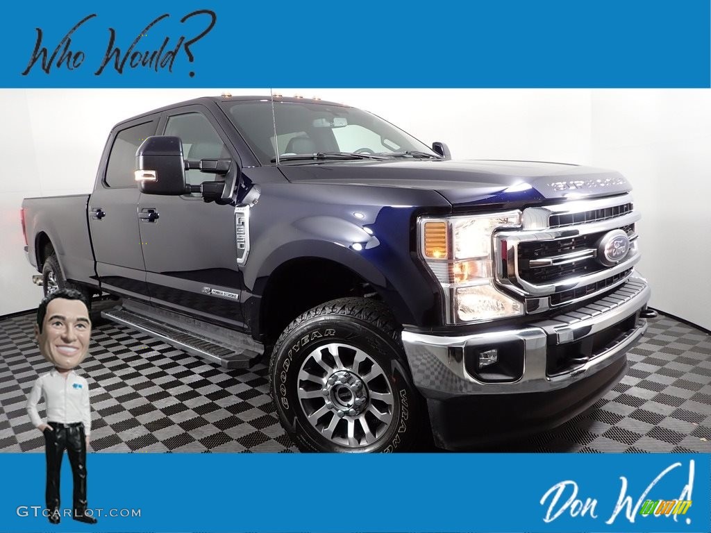 2022 Antimatter Blue Ford F350 Super Duty Lariat Crew Cab 4x4 #145247686 Photo #23 | GTCarLot ...