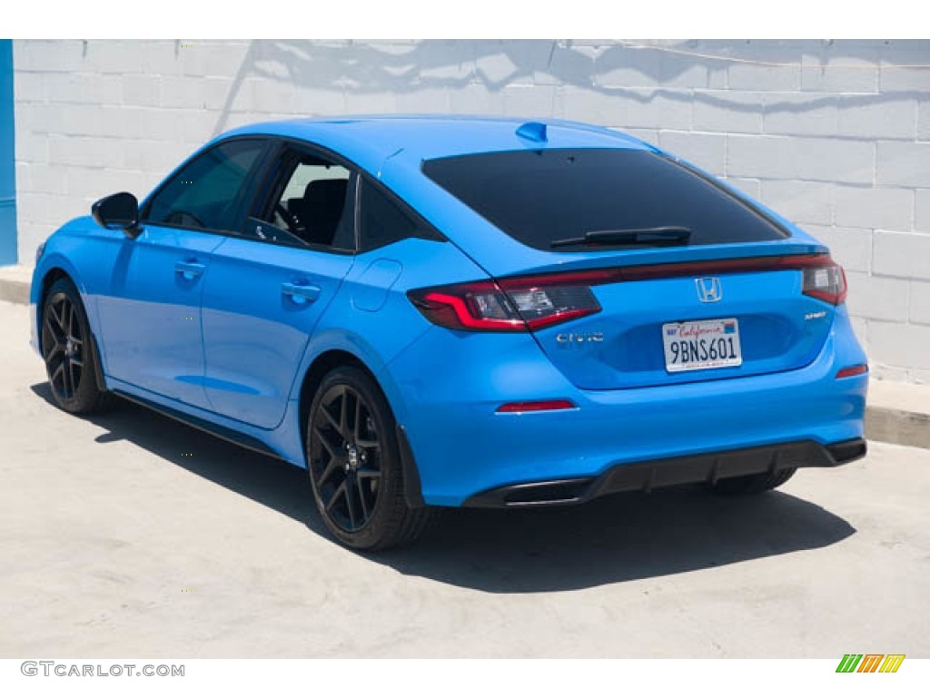 2022 Boost Blue Metallic Honda Civic Sport Hatchback #146140911 Photo #2 | GTCarLot.com - Car ...