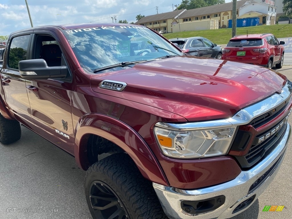 2022 Delmonico Red Pearl Ram 1500 Big Horn Rocky Ridge Crew Cab 4x4 #146489296 Photo #14 ...