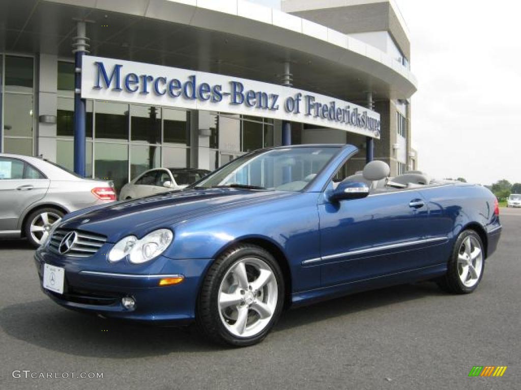 2005 Orion Blue Metallic Mercedes Benz CLK 320 Cabriolet 15129471