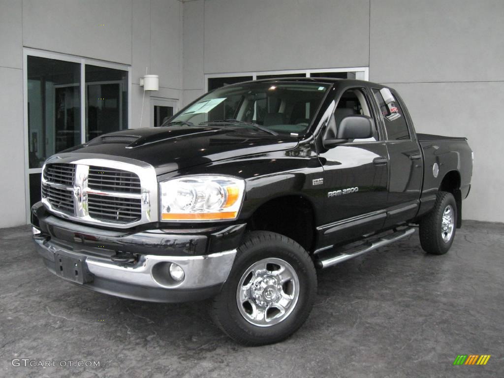 2006 Black Dodge Ram 2500 Slt Quad Cab 4x4 15193559