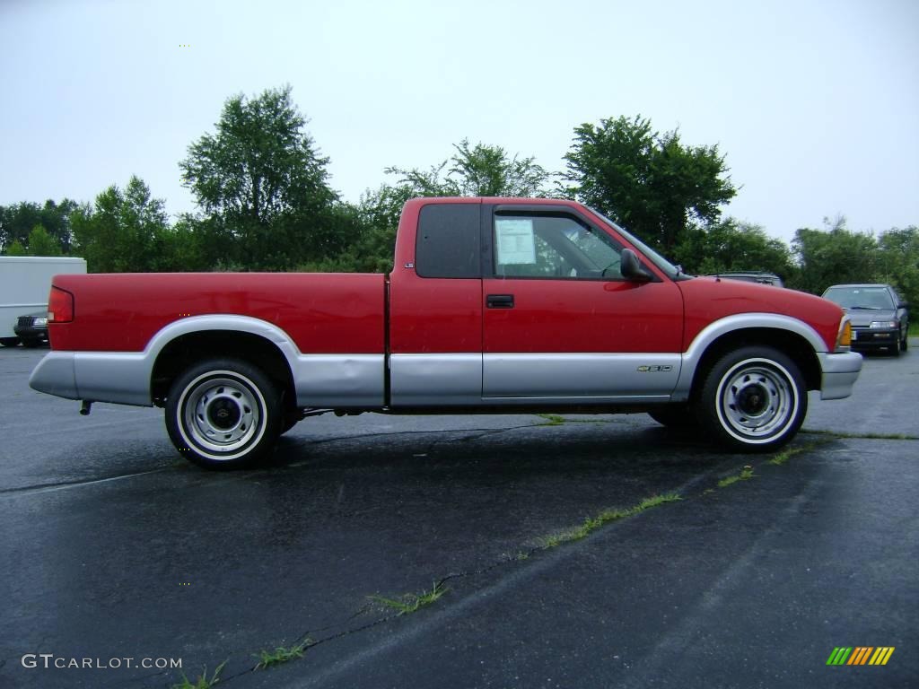 1994 Bright Red Chevrolet S10 Ls Extended Cab 15332722 Photo 8