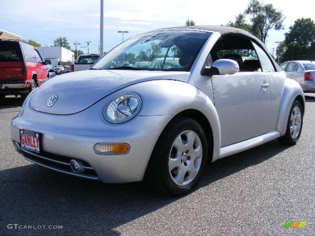 2003 Reflex Silver Metallic Volkswagen New Beetle GLS Convertible #18695568 Photo #8 | GTCarLot ...