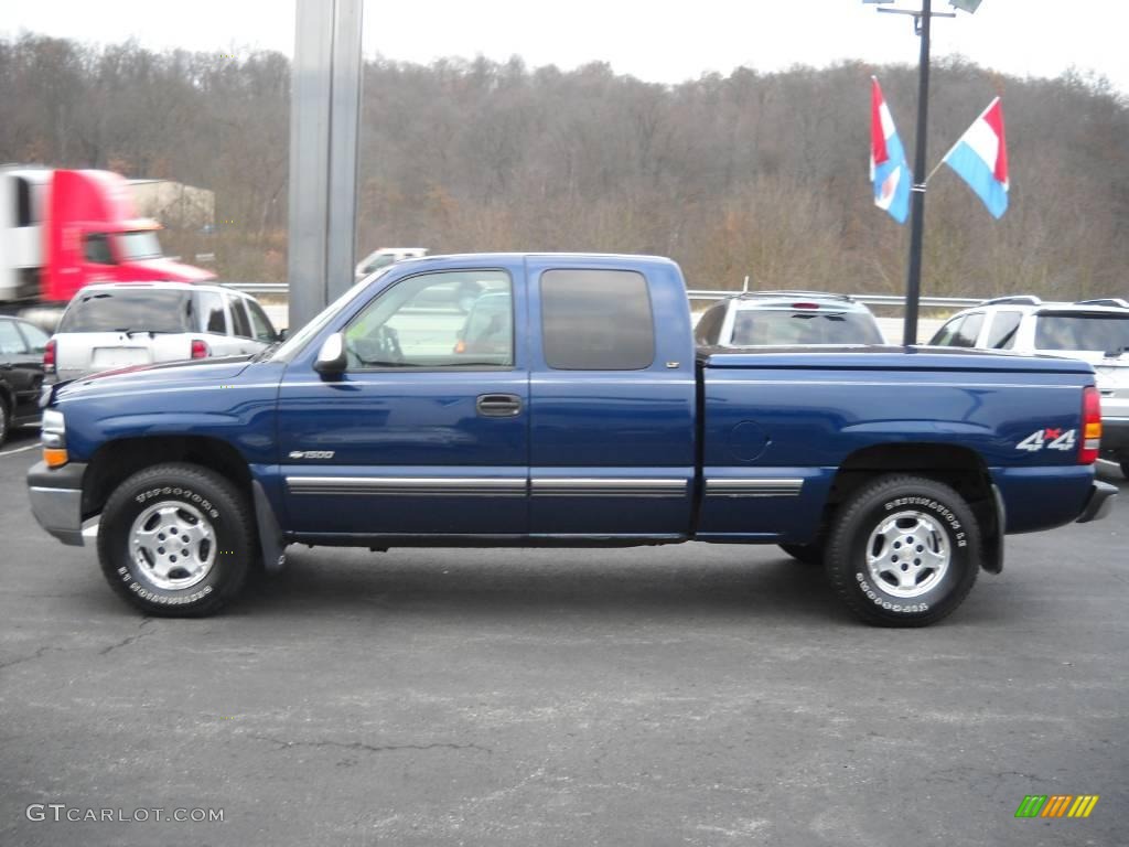 1999 Indigo Blue Metallic Chevrolet Silverado 1500 LT Extended Cab 4x4