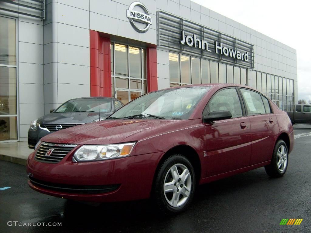 2007 Berry Red Saturn ION 2 Sedan #22695836 | GTCarLot.com - Car Color Galleries