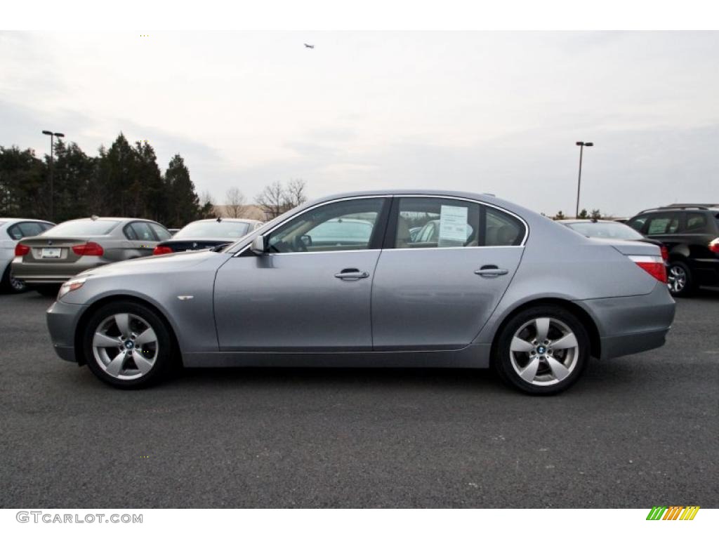 2007 Silver Grey Metallic BMW 5 Series 525i Sedan #26935124 Photo #3 | GTCarLot.com - Car Color ...