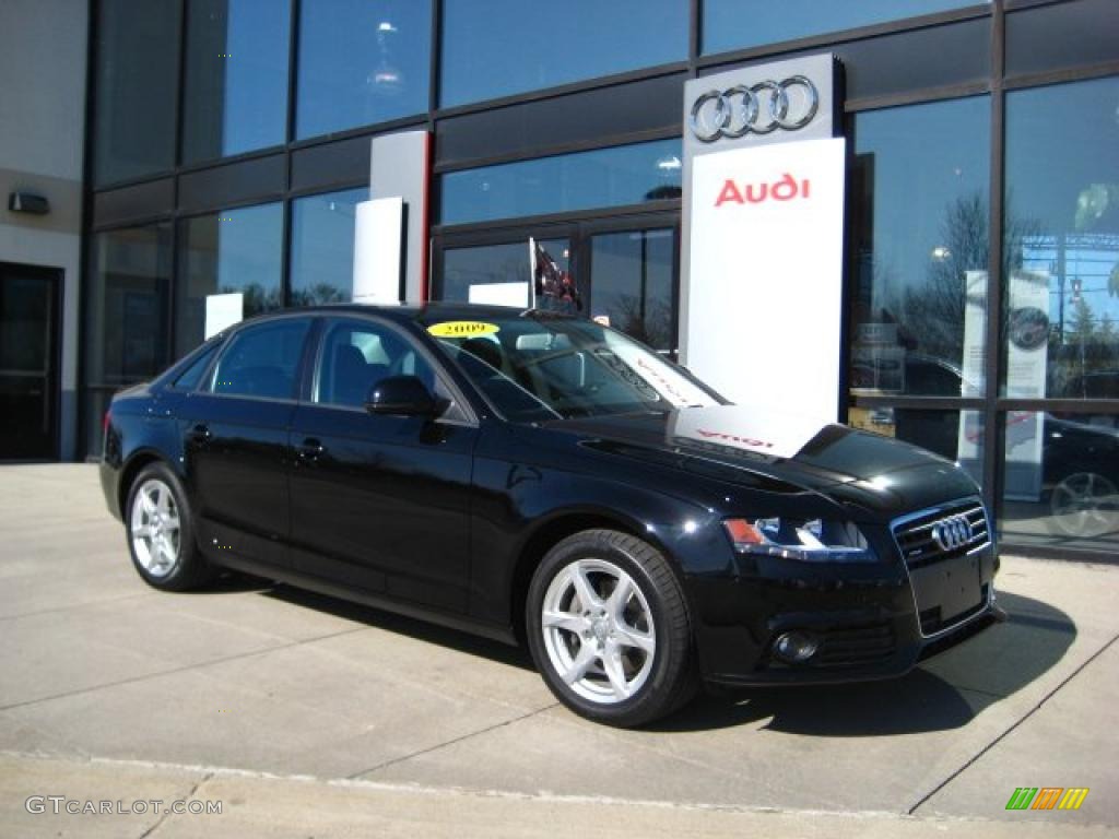 2009 Brilliant Black Audi A4 2.0T quattro Sedan #27449131 Photo #14 | GTCarLot.com - Car Color ...