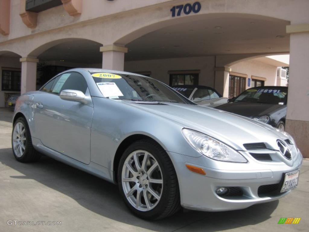 2007 Diamond Silver Metallic Mercedes Benz SLK 350 Roadster 27544267 2007 Diamond Silver Metallic Mercedes Benz SLK 350 Roadster 27544267