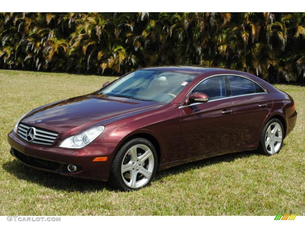 2006 Bordeaux Red Metallic Mercedes Benz CLS 500 28196862 GTCarLot
