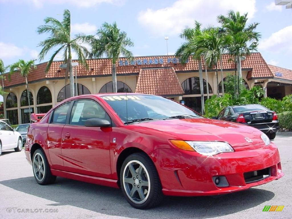 2007 Chili Pepper Red Saturn ION Red Line Quad Coupe #29957141 Photo #16 | GTCarLot.com - Car ...
