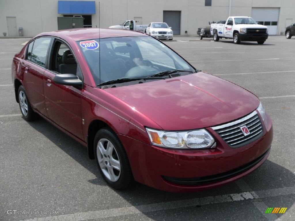 2007 Berry Red Saturn ION 2 Sedan #30036995 Photo #5 | GTCarLot.com - Car Color Galleries