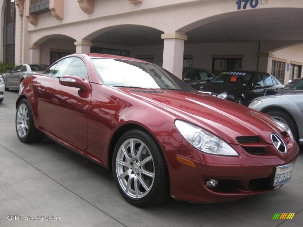 2005 Firemist Red Metallic Mercedes Benz SLK 350 Roadster 31204220 2005 Firemist Red Metallic Mercedes Benz SLK 350 Roadster 31204220