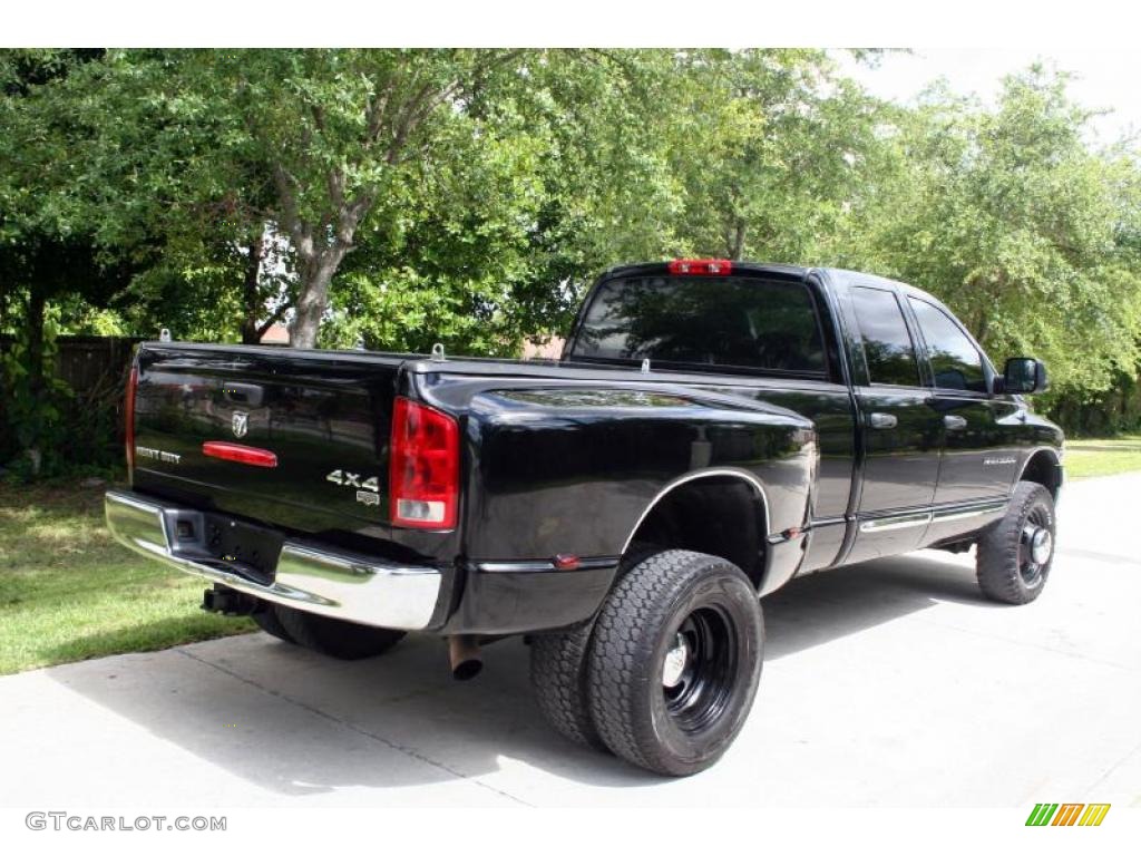 2005 Black Dodge Ram 3500 Laramie Quad Cab 4x4 Dually 31426204 Photo