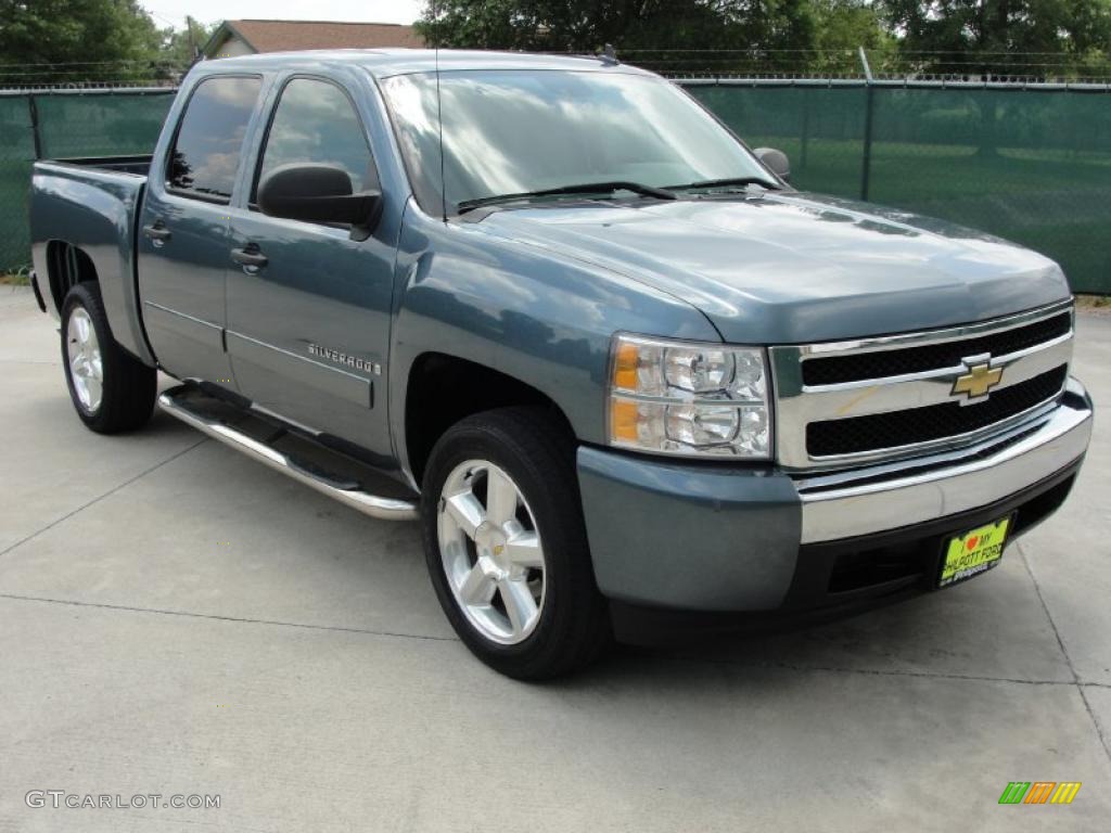 2008 Blue Granite Metallic Chevrolet Silverado 1500 LS Crew Cab